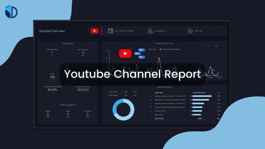 How to create a Youtube Channel Report using Data Studio? - Data Bloo