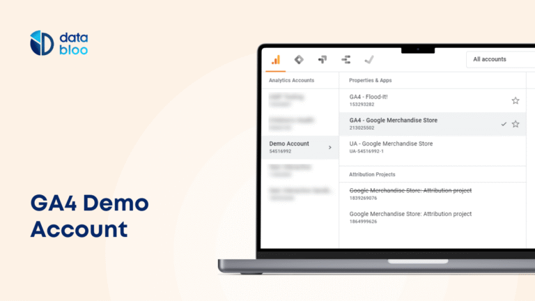 Google Analytics 4 Demo Account - Data Bloo