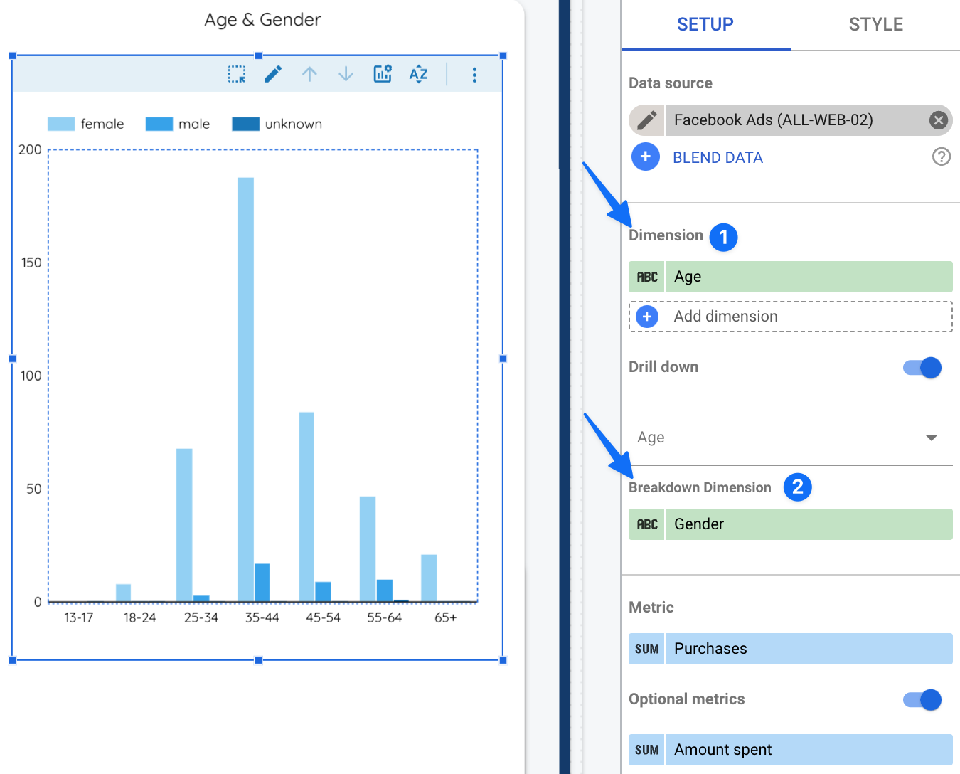 How to Create Bar Charts in Google Looker Studio - Data Bloo