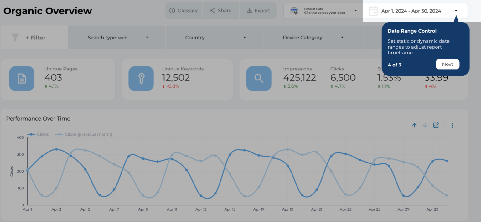 How to Use Date Range Control in Looker Studio - Data Bloo