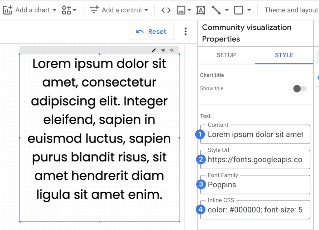 How to Personalize Looker Studio Reports with Fonts & Themes - Data Bloo