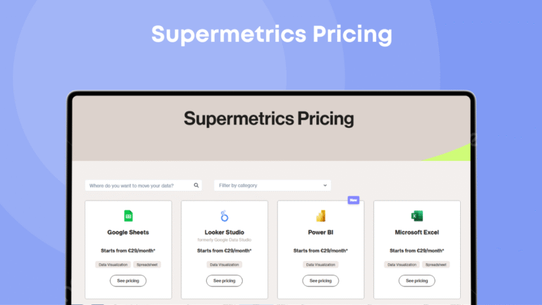 Supermetrics Pricing: Detailed Comparison With Other Tools